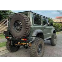 China Rust Resistance 4x4 Steel Car Rear Bumper For Jimny 2019+ Back Bull Bar bumper for sale