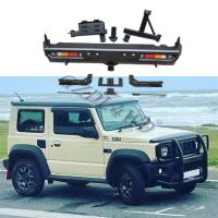 China Rust Resistance 4x4 Steel Car Rear Bumper For Jimny 2019+ Back Bull Bar bumper for sale
