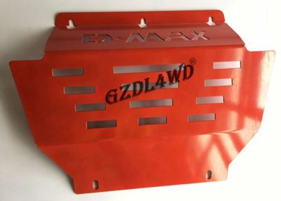 China Steel Skid Bash Plate For Isuzu Dmax 2008-2012 4WD Parts Engine Protector Cover Red for sale
