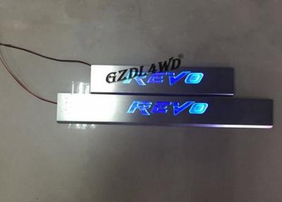 China LED Door Sill Scuff Plate 4x4 Body Kits For Toyota Hilux Revo 2015 2016 for sale