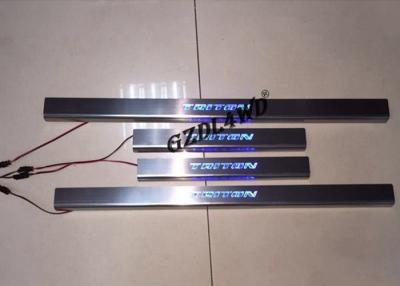 China 2015 L200 Triton 4x4 Body Kits / Stainless Steel LED Door Scuff Plate for sale