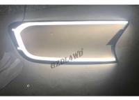 China OEM Matte Black Tail Light Cover For Navara Hilux Revo 15 - 16 for sale