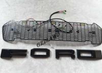 China Ranger PX2 T7 2015 Onwards Front Grille With 3 Yellow LED Lights for sale