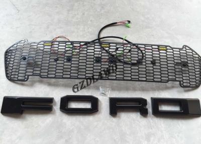 China ABS Plastic Car Front Bumper Grille With LED Lights For  Ranger 2016 2017 Body Parts for sale