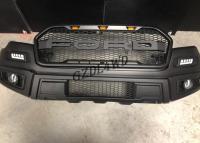 China Matte Black Front Bumper 4x4 Body Kits For Ranger 15 - 17 With Fog Lights for sale