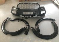 China Matte Black Front Bumper 4x4 Body Kits For Ranger 15 - 17 With Fog Lights for sale