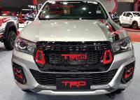 China Hilux 2018 Grille TRD Style Front Grill Guard With Fog Lights Cover For Toyota Rocco for sale