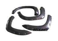 China Texture Black Wheel Arch Flares For Toyota Tacoma  2005 - 2014  / Car Fender Trim for sale