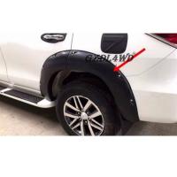 China 4x4 Toyota Fortuner 2016 Matte Black Wheel Arch Flares Pocket Style OEM for sale