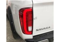 China Smoke Black / Red LED 4x4 Driving Lights For Nissan Navara NP300 Auto Parts for sale