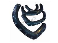 China OEM Pickup Fender Flares , 6PC Toyota Tacoma 05 11 Smooth Black Wheel Arch Fender for sale