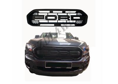 China Ranger Body Kit Ford Ranger Raptor Front Grille Matte Black Durable ABS Material for sale