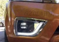 China ABS Plastic Daytime Running Light Cover For Nissan Navara NP300 2016 DRL​ for sale