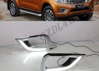 China ABS Plastic Daytime Running Light Cover For Nissan Navara NP300 2016 DRL​ for sale