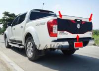 China Nissan Navara NP300 15-17 Frontier Navara D23 Car Rear Tailgate Outer Rapter Tail Gate Nudge Cover for sale