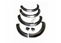 China OEM 2016 2019 Ford Everest Slim Wheel Arch Flare Smooth Black for sale