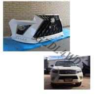China Toyota Hilux Revo Rocco Auto Front Bumper Face Body Kits Upgrade To Lexus 570 for sale