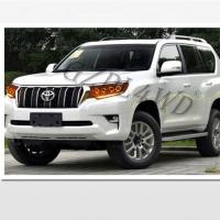 China RGB Angel Eye LED Headlights For Toyota Land Cruiser Prado GXL PW Fj150 2018 2019 for sale