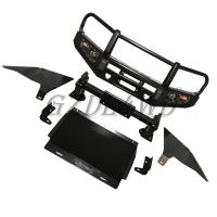 China Steel Material Front Bumper Guard For Toyota Prado Fj150 2018 2019 for sale