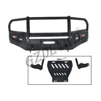 China Nissan Navara Np300 2015 2016 Front Bumper Guard With Skid Plate Custom Logo for sale