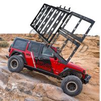 China Black Steel Roof Rack For Jeep Wrangler Jl Roof / Luggage Bar Carrier Roof Rack for sale