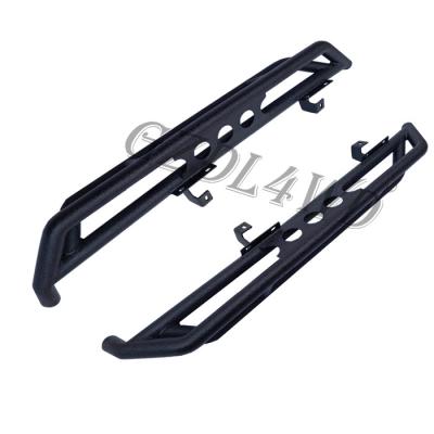 China Durable 4x4 Body Kits , 2019 Wrangler JL 4 Doors Matted Dropped Side Step Bar Running Boards for sale