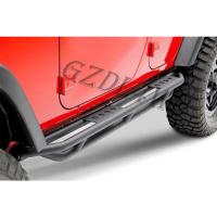 China Durable 4x4 Body Kits , 2019 Wrangler JL 4 Doors Matted Dropped Side Step Bar Running Boards for sale