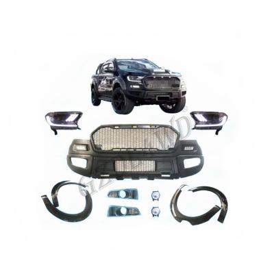 China Ford Ranger Wildtrak Raptor Facelift Body Kits With LED Headlights for sale