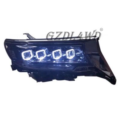 China Offroad Pickup Buggati Style 4x4 Driving Lights / Angel Eye Headlights For Prado FJ150 LC150 for sale