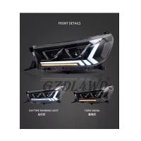 China 12V LED Modified Headlight For Toyota Hilux Revo Rocco  2015+ / 4x4 Auto Accessories for sale