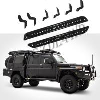 China OEM 4x4 Body Kits Heavy Duty Steel Toyota Land Cruiser FJ79 LC79 Vehicle Side Steps for sale