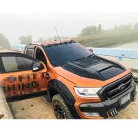 China LED Front Roof Spoiler 4x4 Body Kits For Ford Ranger T6 T7 2012 2019 for sale
