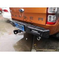 China Powder Coated Heavy Duty Steel Rear Bumper Guard For Ford Ranger t7 2015+ for sale