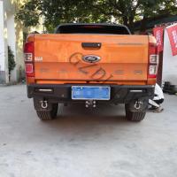China Powder Coated Heavy Duty Steel Rear Bumper Guard For Ford Ranger t7 2015+ for sale