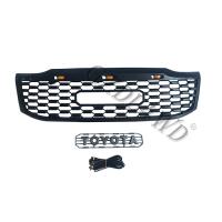 China Mesh Cover Exterior Replacement Front Grill Mesh Abs Black For Toyota Hilux Vigo 2012+ for sale