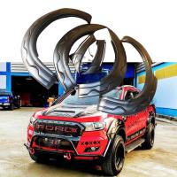 China MK2 Wheel Arch Fender Flare For Ford Ranger t7 2015 2016 Trd Design for sale