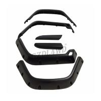 China 6 PCS Textured Black ABS Wheel Fender Flares For Jeep Wrangler TJ 1997-2006 for sale