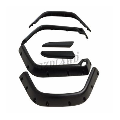 China 6 PCS Textured Black ABS Wheel Fender Flares For Jeep Wrangler TJ 1997-2006 for sale