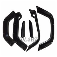 China 6 PCS Textured Black ABS Wheel Fender Flares For Jeep Wrangler TJ 1997-2006 for sale