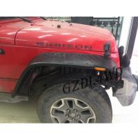 China Textured Black Jeep Wrangler JK 2014 Wheel Fender Flares for sale