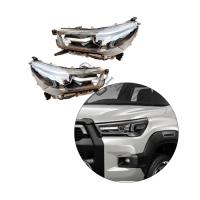 China Car Headlights Suit Toyota Hilux 2021 4x4 Body Kits Facelift LED Headlight for sale