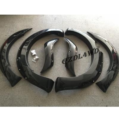 China Injection Mould Black ABS Plastic Car Fender Flares For Ford Ranger 2015/2017 for sale