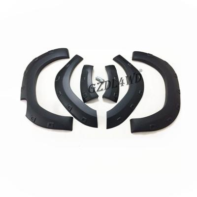 China Toyota Hilux Revo Rocco 2015-2019 car wheel eyebrow Original Style Black ABS for sale