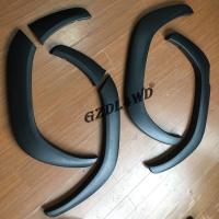 China Matte Black Wheel Arch Flares ABS Plastic For Toyota Hilux Rocco 2015-2019 for sale