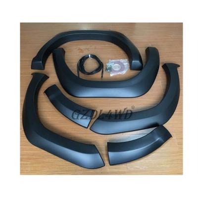 China Purple Horn Toyota Hilux Rocco 2018 Wheel Fender Trims Black ABS Plastic for sale