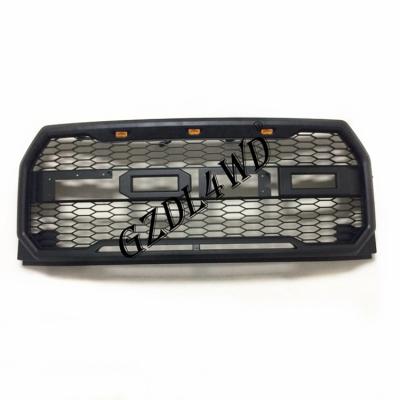 China Ford F150 2015-2017 Raptor Style ABS Front Grille With 3 LED for sale