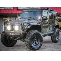 China Overland Tube Off Road Fender Flares Aluminum Black Powder Coated For Jeep JK Wrangler for sale