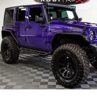 China Overland Tube Off Road Fender Flares Aluminum Black Powder Coated For Jeep JK Wrangler for sale