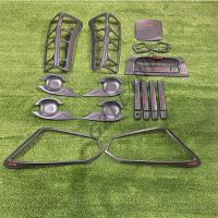 China OEM 4x4 Parts And Accessories Head Lamp Cover Trims Kits For D-Max 2016-2019 for sale