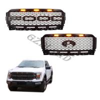 China 2021 2022 High Quality Wholesale Products Car Body Parts Accessories Front Grille With Led Lamp For Ford F150 for sale